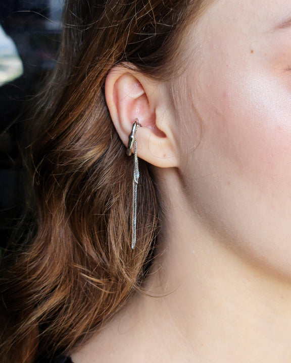 Double Chain Ear Cuff – Nikaneko
